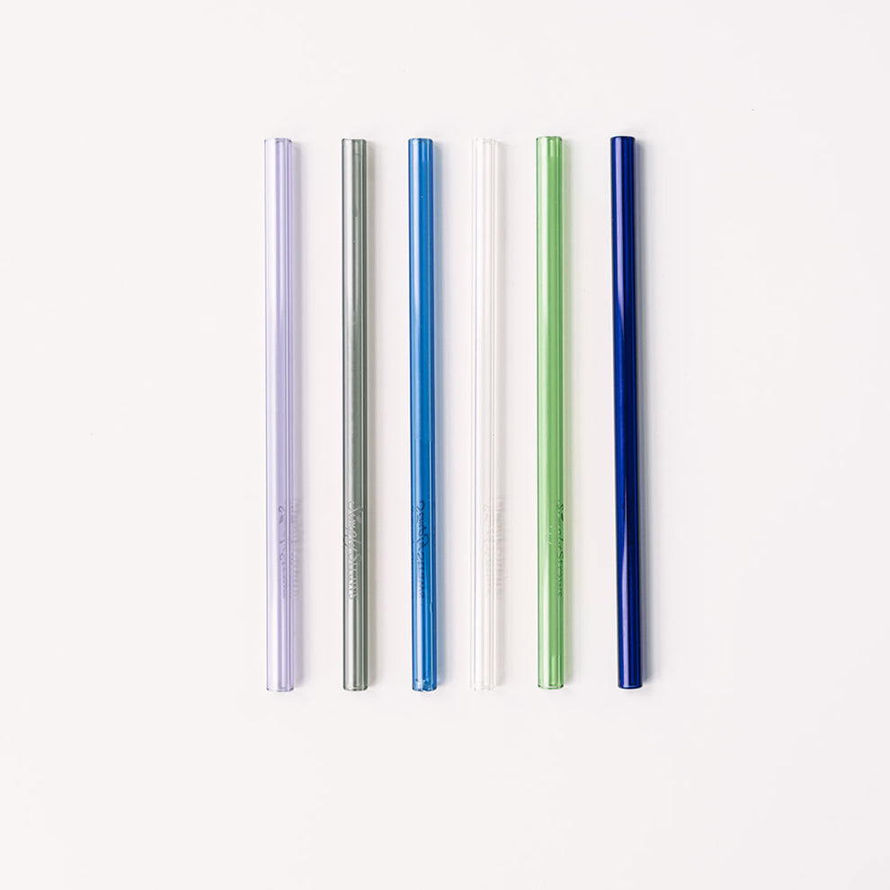 Skinny Cocktail Glass Straws - Seaglass | Simply Straws – Simply Straws
